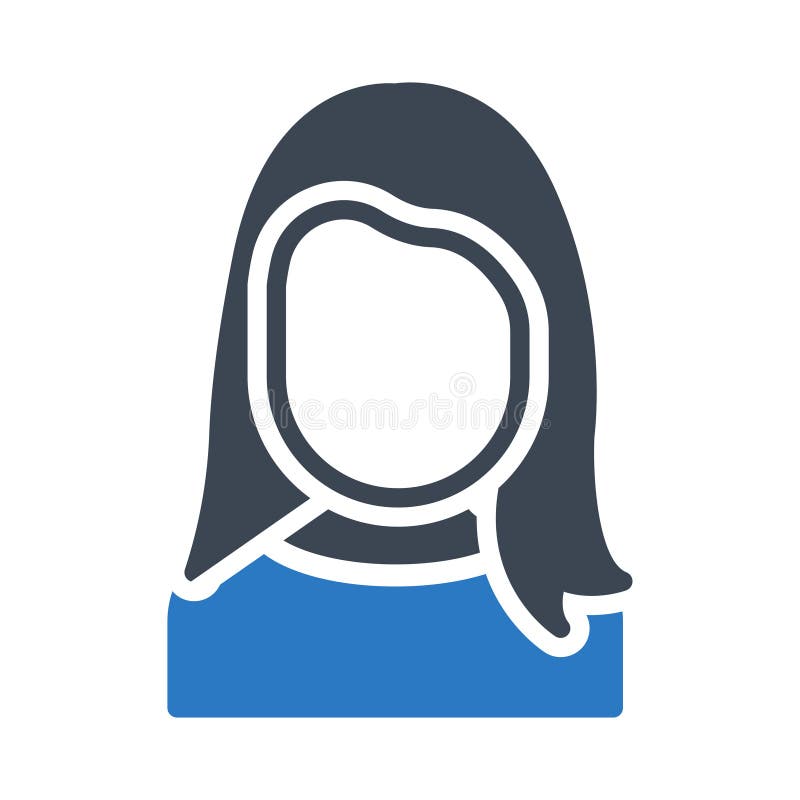 Female Reception Vector Glyph Color Icon Stock Vector - Illustration of ...