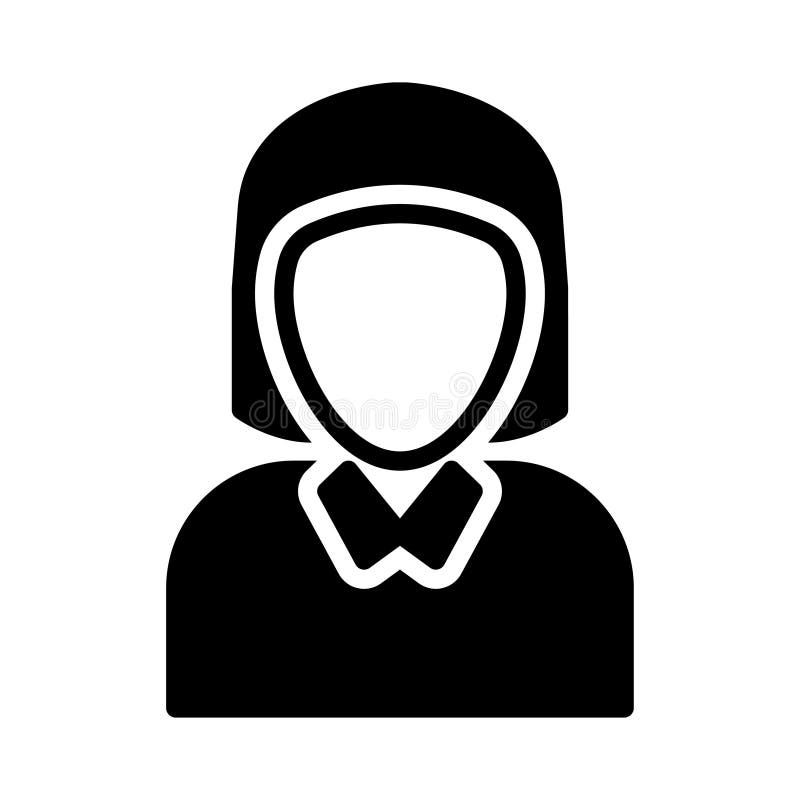 Female Reception Vector Glyph Flat Icon Stock Vector - Illustration of ...