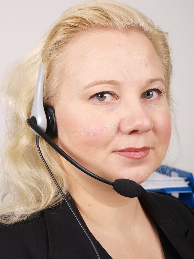 Female Receptionist stock image. Image of work, receptionist - 12159783