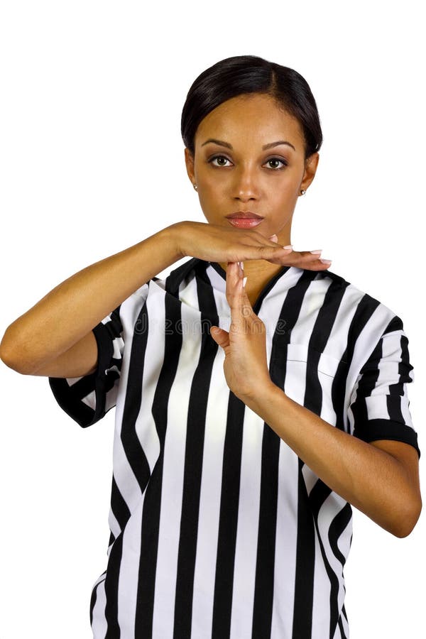 Female Referee stock photo. Image of american, portrait - 27065512
