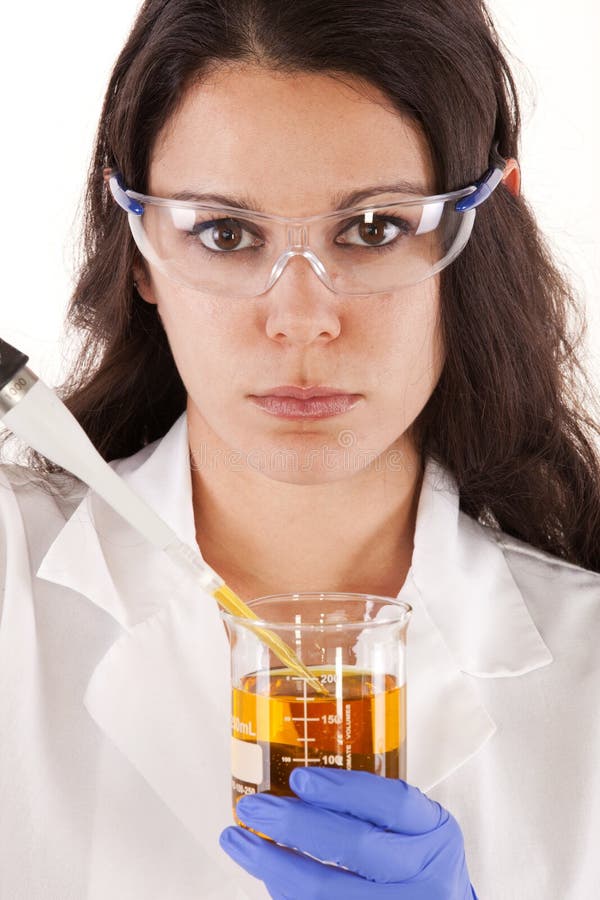Female Research Scientist stock image. Image of gloves - 39479065