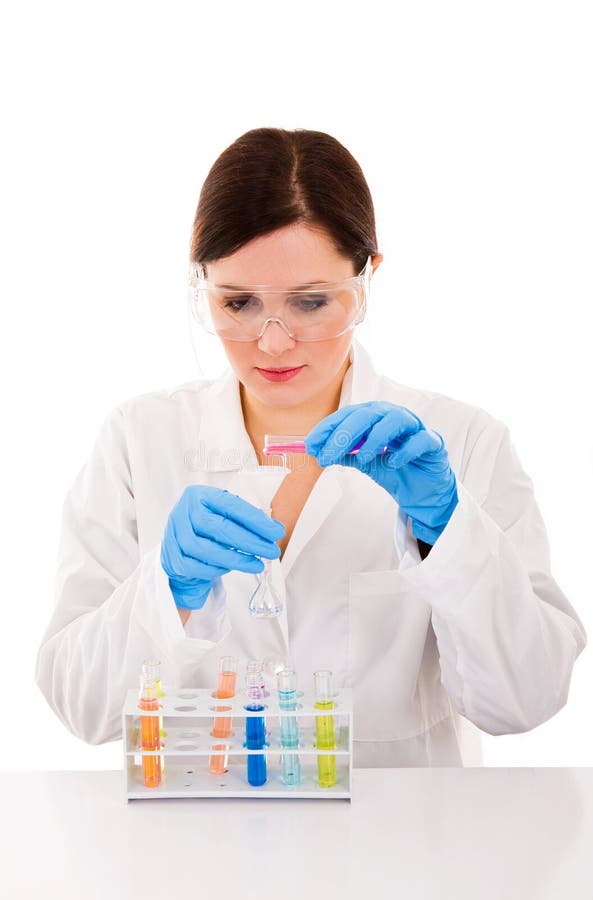 Female researcher stock image. Image of infection, pharmacy - 29349105