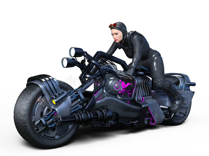 Female rider stock image. Image of motorcycle, rider - 75654445