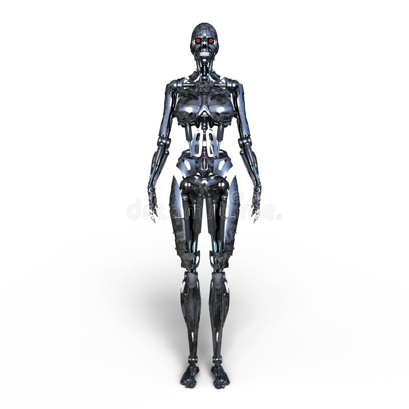 Rendering Female Robot Stock Illustrations – 4,615 Rendering Female ...