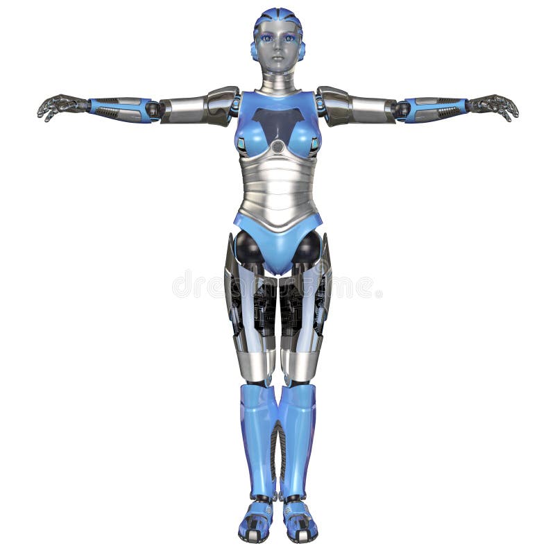 Female robot stock illustration. Illustration of fantasy - 235395491 Female robot stock illustration. Illustration of fantasy - 235395491