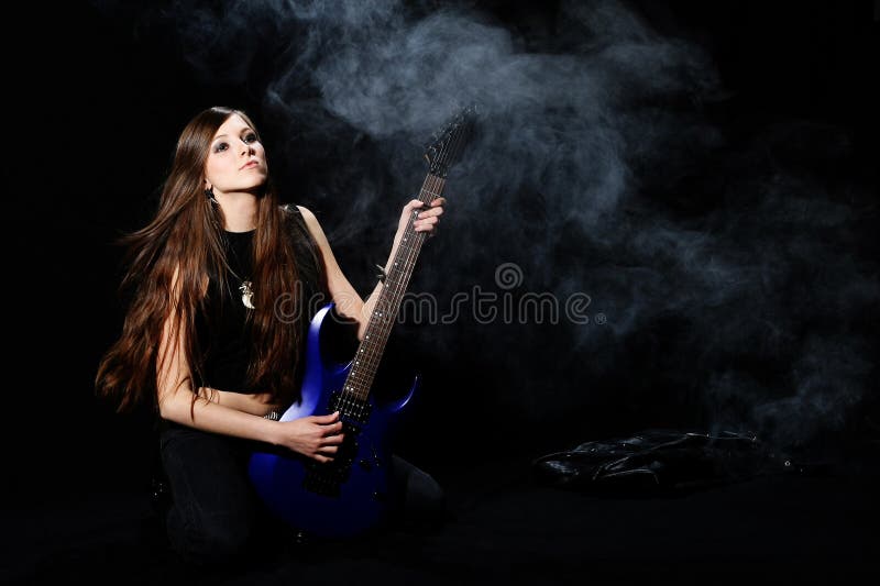 Guitar Rock Star stock image. Image of musician, rock - 12336181
