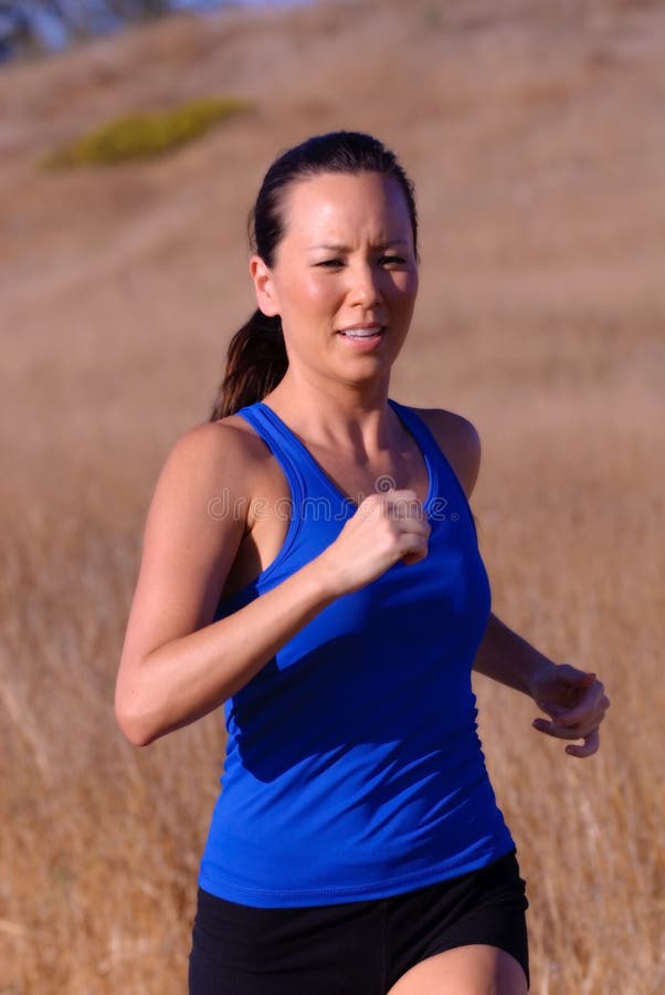 Runner - woman running stock photo. Image of female, endurance - 22671690