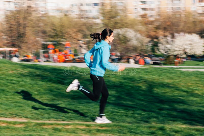 560 Motion Blur Female Runner Stock Photos - Free & Royalty-Free Stock ...