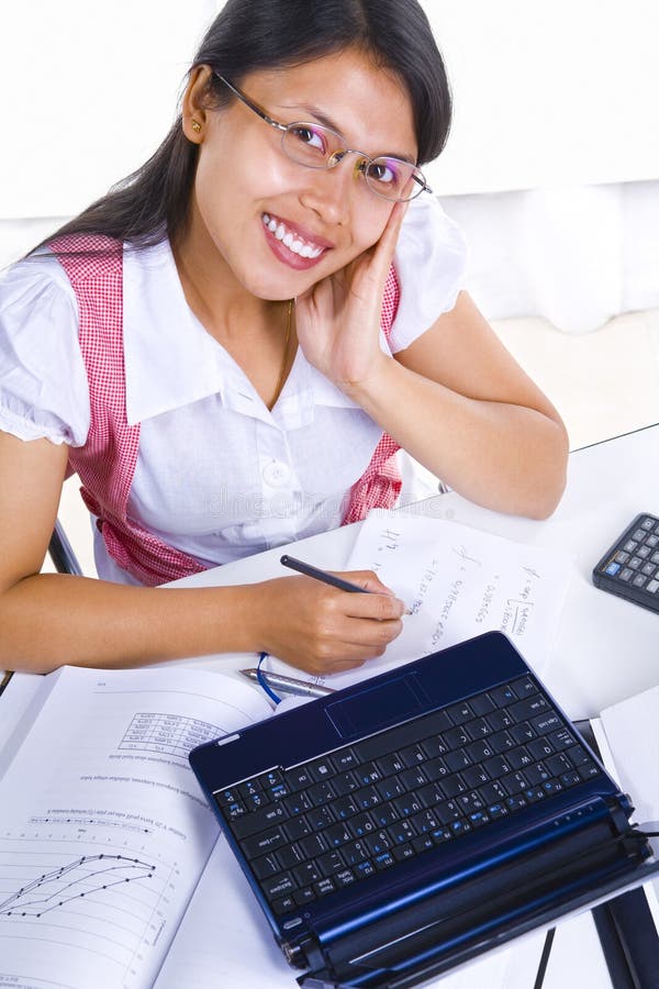 Happy scholar stock image. Image of success, alone, asian - 8723127