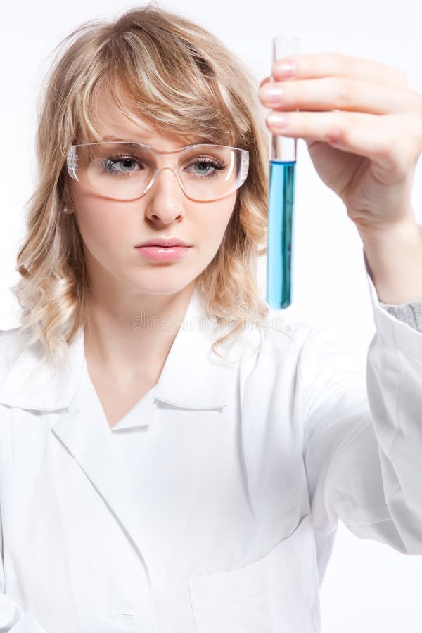 Female scientist stock image. Image of goggles, chemistry - 11533297