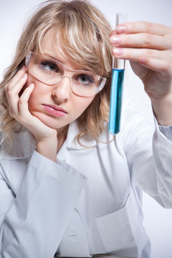 Female scientist stock image. Image of goggles, chemistry - 11533297