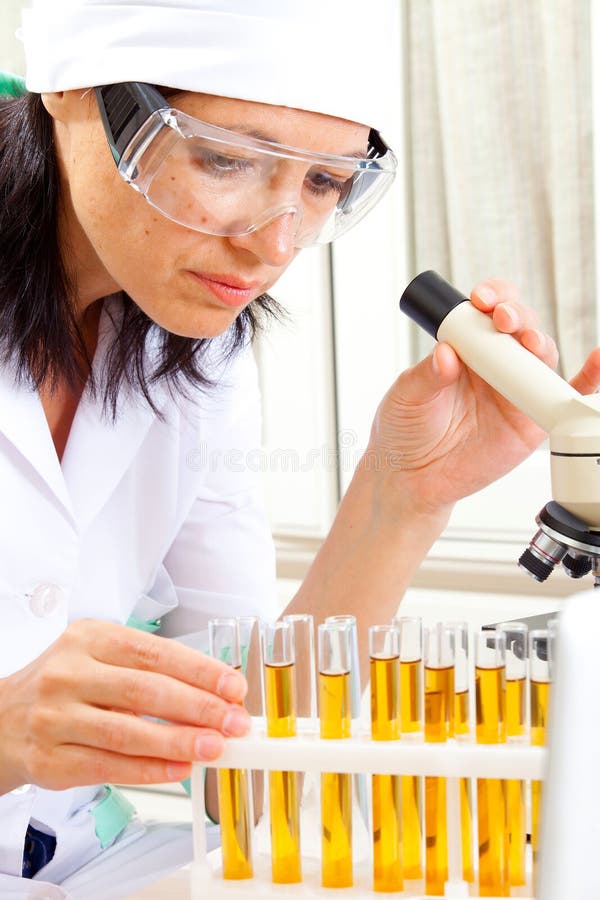 Female scientist stock image. Image of clinic, health - 42913503