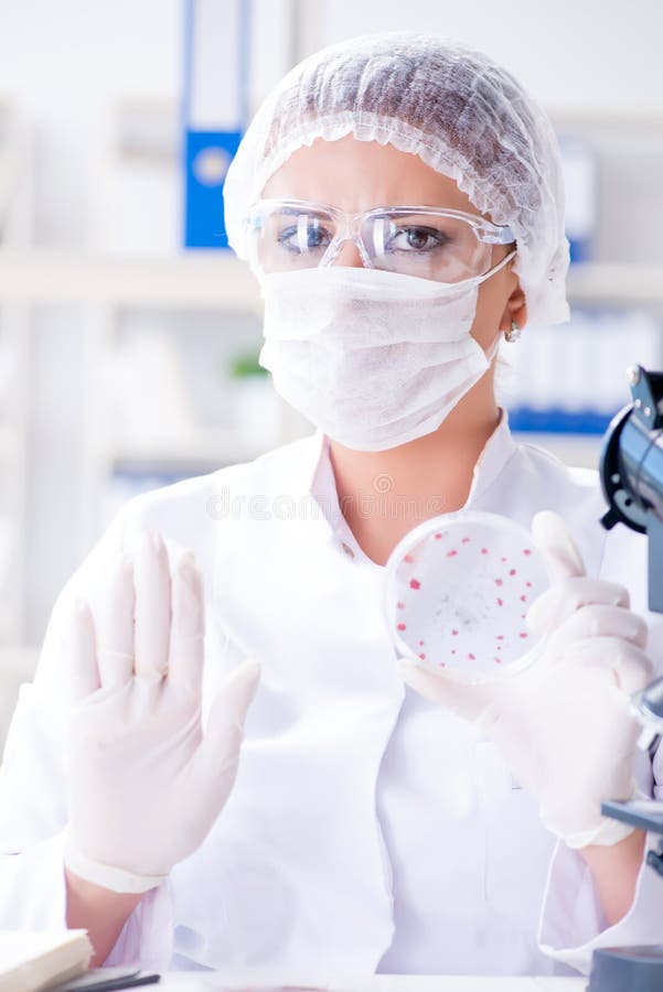 Researcher Conducting Blood Test at Modern Medical Laboratory, Health ...