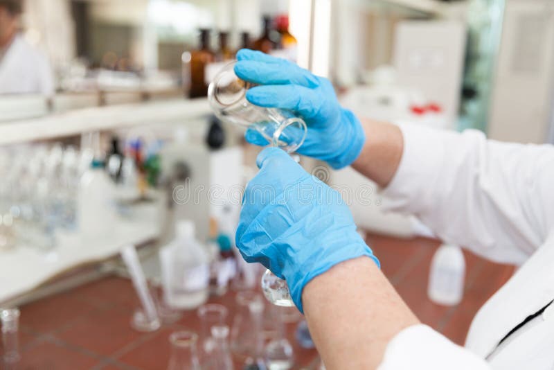 Scientist Working in the Laboratory Stock Image - Image of work ...