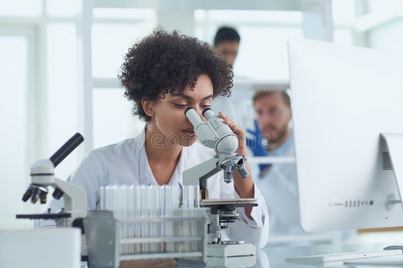 Female Scientist Working in the Lab Stock Image - Image of occupation ... Female Scientist Working in the Lab Stock Image - Image of occupation ...