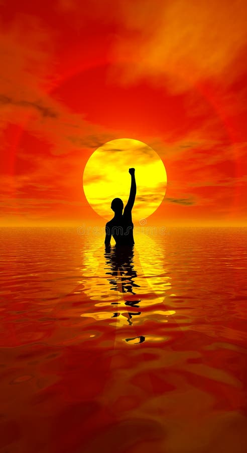 Female siloette stock illustration. Illustration of pretty - 7307280