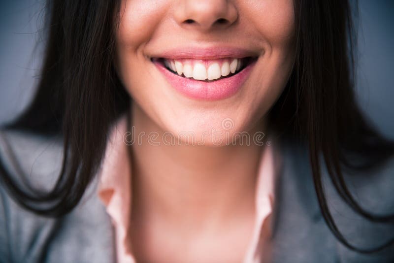 Female smile stock image. Image of person, cheerful, beauty - 52236391