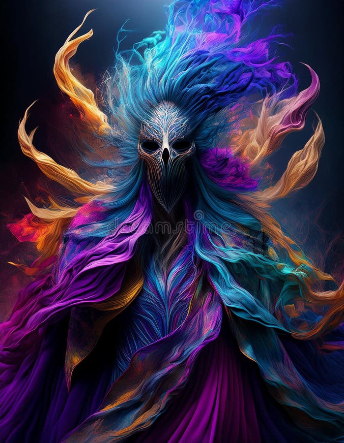 Female Spirit Ghost Flying Haunted Horror Demon Stock Photo - Image of ...