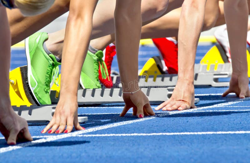 Track start 01 stock photo. Image of race, sport, start - 1918244