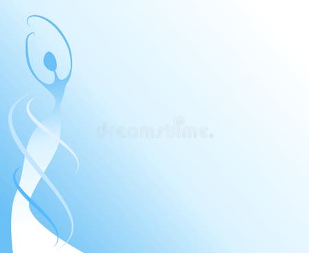 Female Statue Silhouette Blue Stock Illustration - Illustration of ...