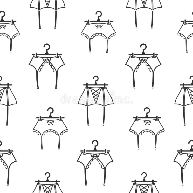 Garter Belt Stocking Stock Illustrations – 26 Garter Belt Stocking ...