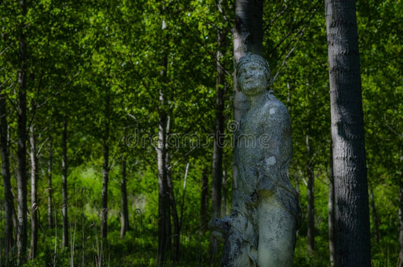 Female stone figure stock image. Image of construction - 83033917