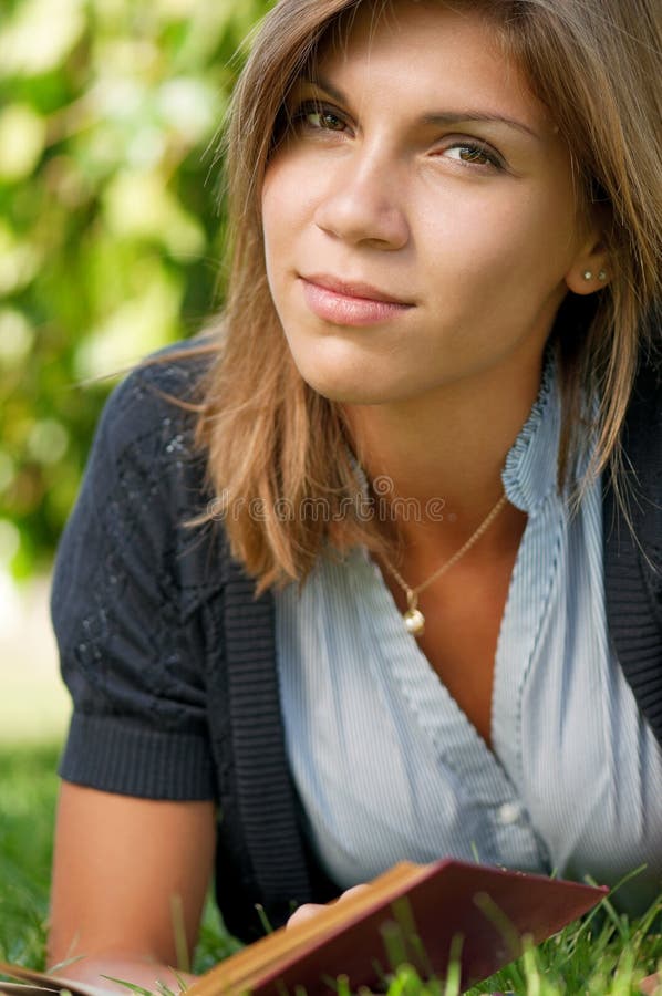 Female student stock photo. Image of brunette, copyspace - 21629588