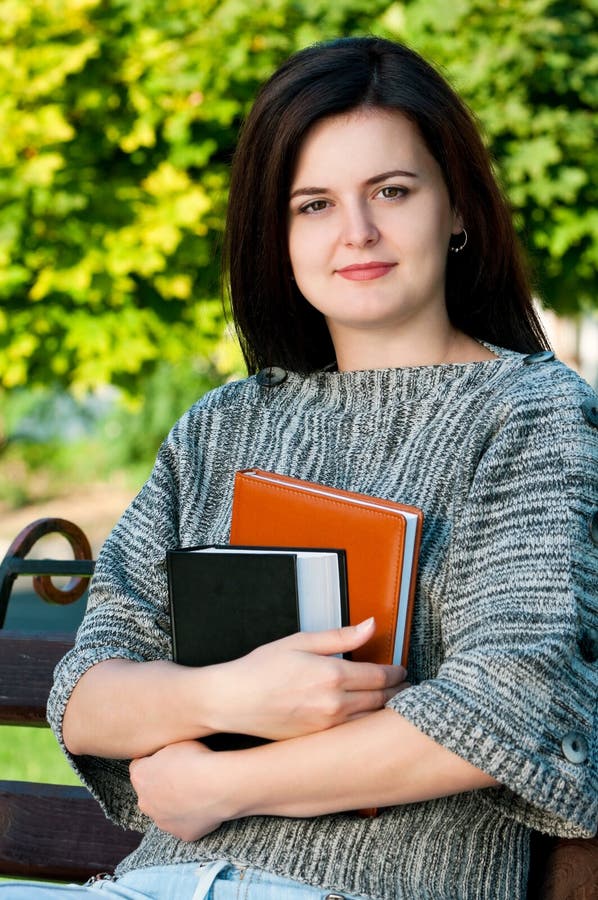 Female student stock image. Image of book, lovely, college - 27795363