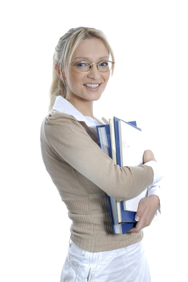 Female student stock image. Image of caucasians, learning - 6025765