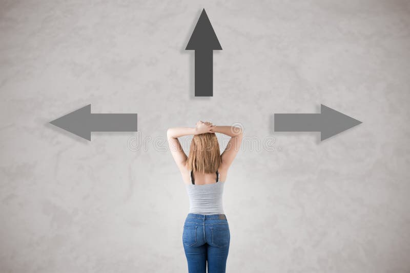 Female Student from the Back Stock Image - Image of person, portrait ...