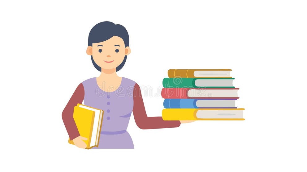 Student Female Study Stock Illustrations – 41,846 Student Female Study ...