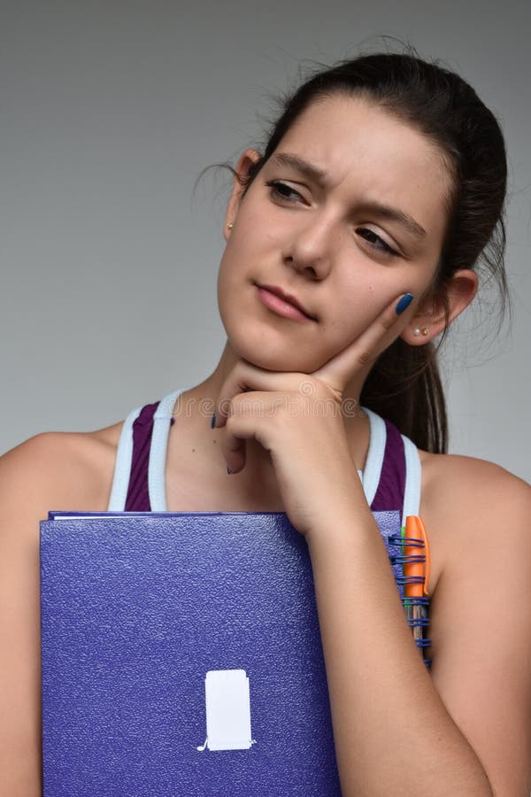 Female Student Making a Decision Stock Image - Image of making, females ...