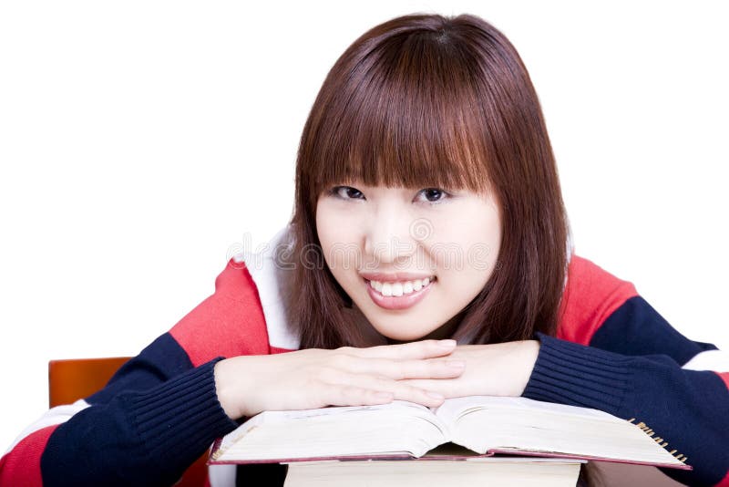 Female student portrait stock image. Image of human, education - 13562209