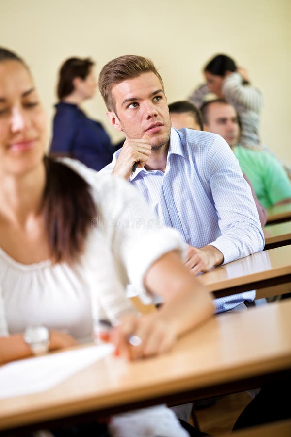 University Student Learning Stock Photo - Image of learning, classmate ...