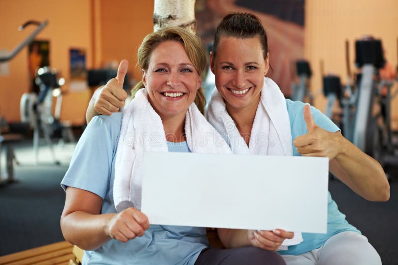 Female success in gym stock photo. Image of portrait - 16958058