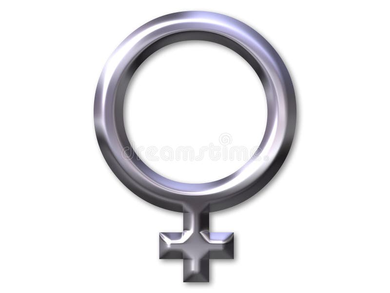 Female Symbol Icon - Red Rounded, Isolated - Vector Stock Vector ...