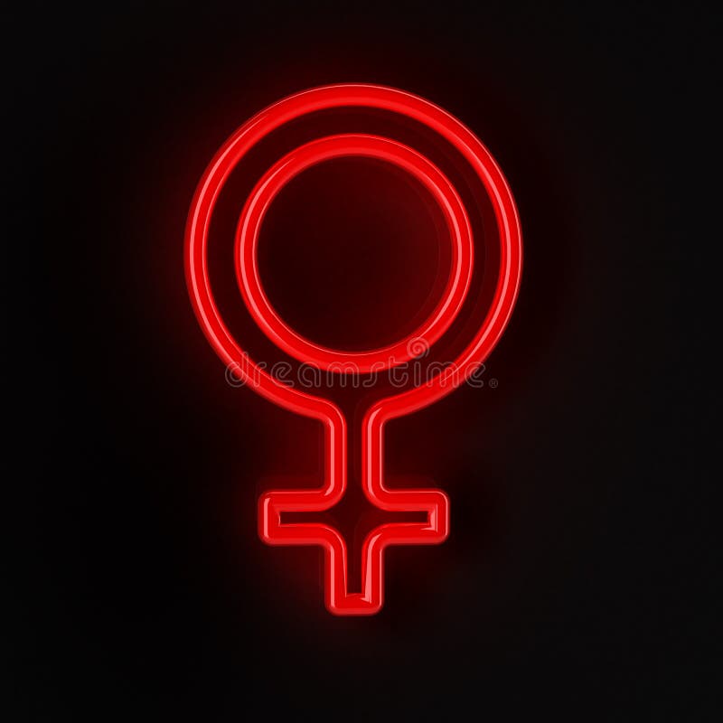 Female symbol stock illustration. Illustration of girl - 4253922