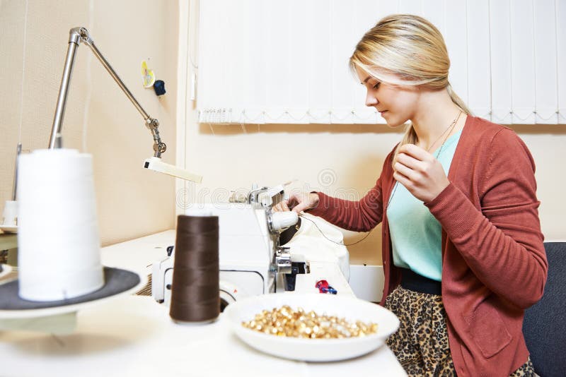 Female tailor at work stock photo. Image of profession - 50709330