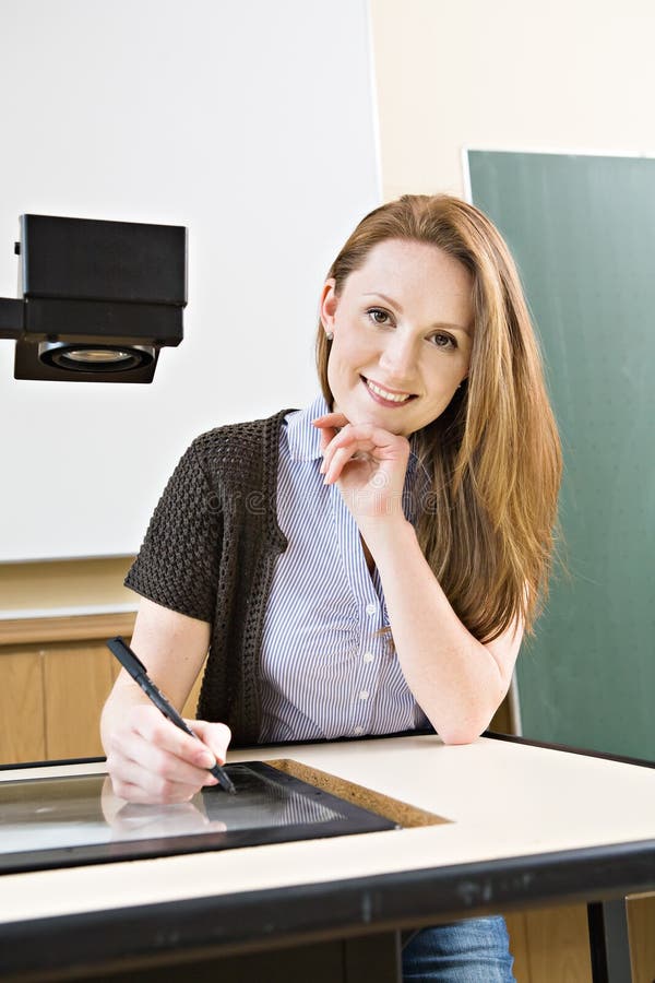 Female teacher stock photo. Image of instructor, classroom - 25183858