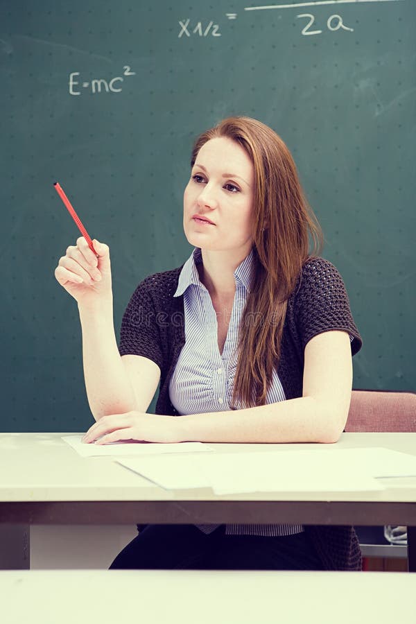 Female teacher stock photo. Image of instructor, classroom - 25183858