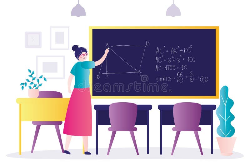 Mathematician Chalkboard Stock Illustrations – 133 Mathematician ...