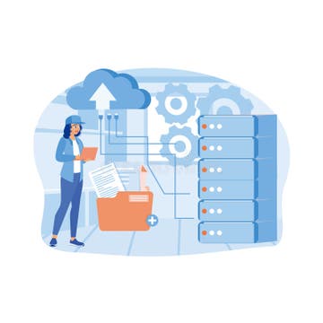 Female Server Stock Illustrations – 2,438 Female Server Stock ...