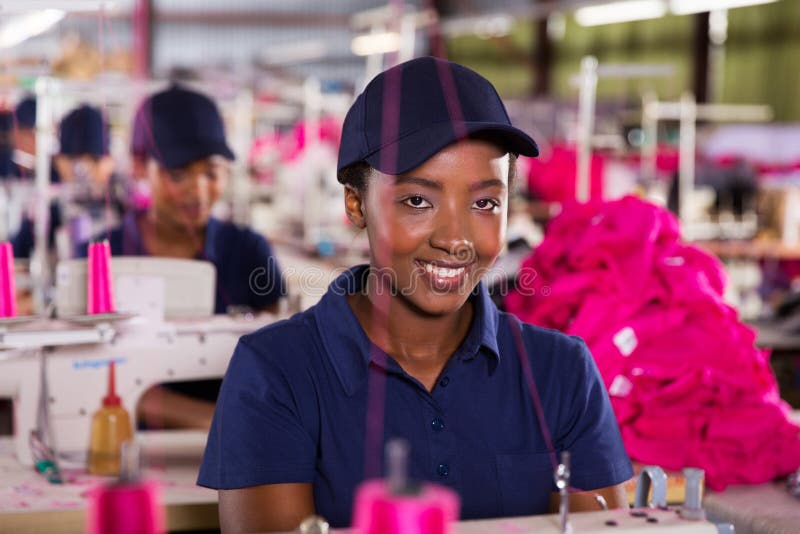 Female textile worker stock photo. Image of clothing - 45403508