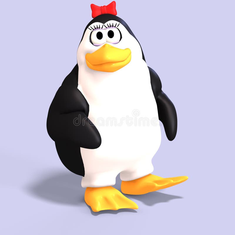 Penguin Salute stock vector. Illustration of clip, logo - 62425937