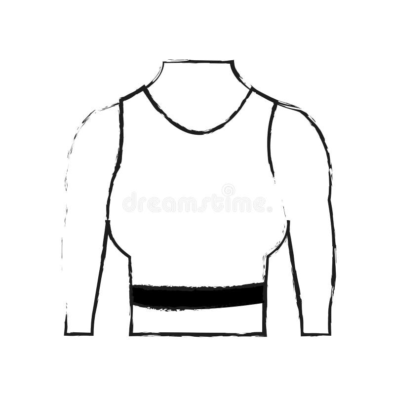 Female Torso Fit Body Icon Image Stock Illustration - Illustration of ...