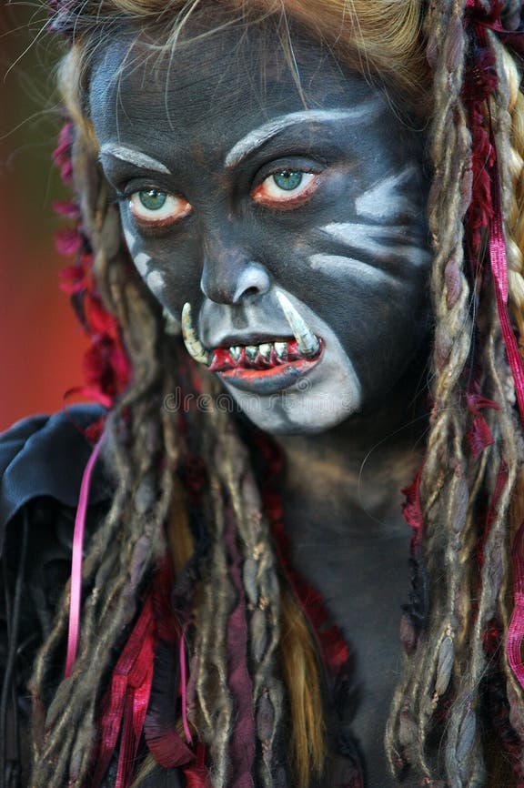 Female Trol stock image. Image of blond, primate, primal - 141807