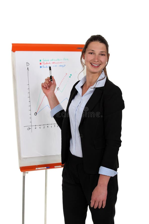 Female tutor stock image. Image of clothes, slate, hair - 35739293