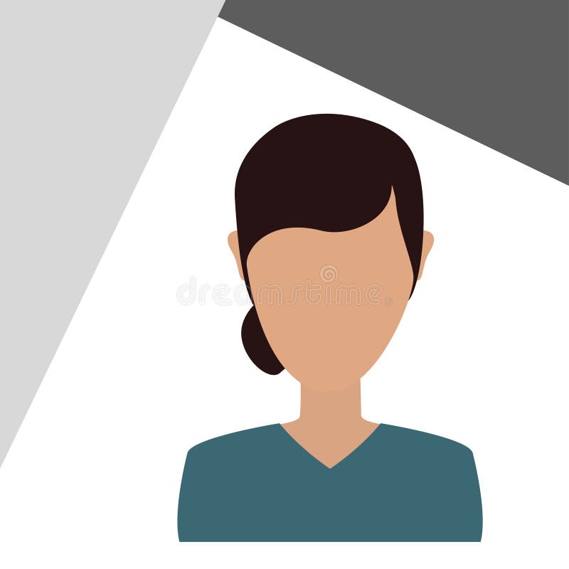Female User Profile Icon Vector Illustration Design Isolated Stock ...