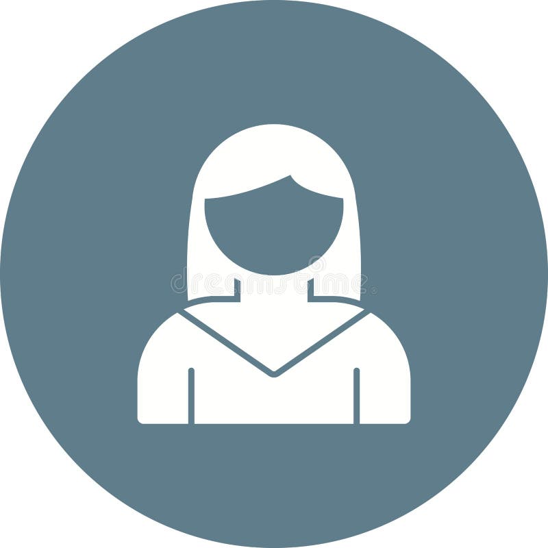 Female User stock vector. Illustration of female, design - 90262066