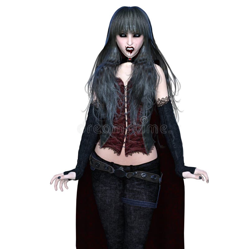 Female vampire stock illustration. Illustration of vampire - 60177595